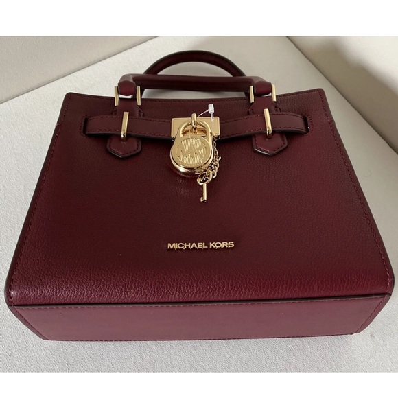 Michael Kors | Bags | New Michael Kors Hamilton Small Pebbled Leather ...